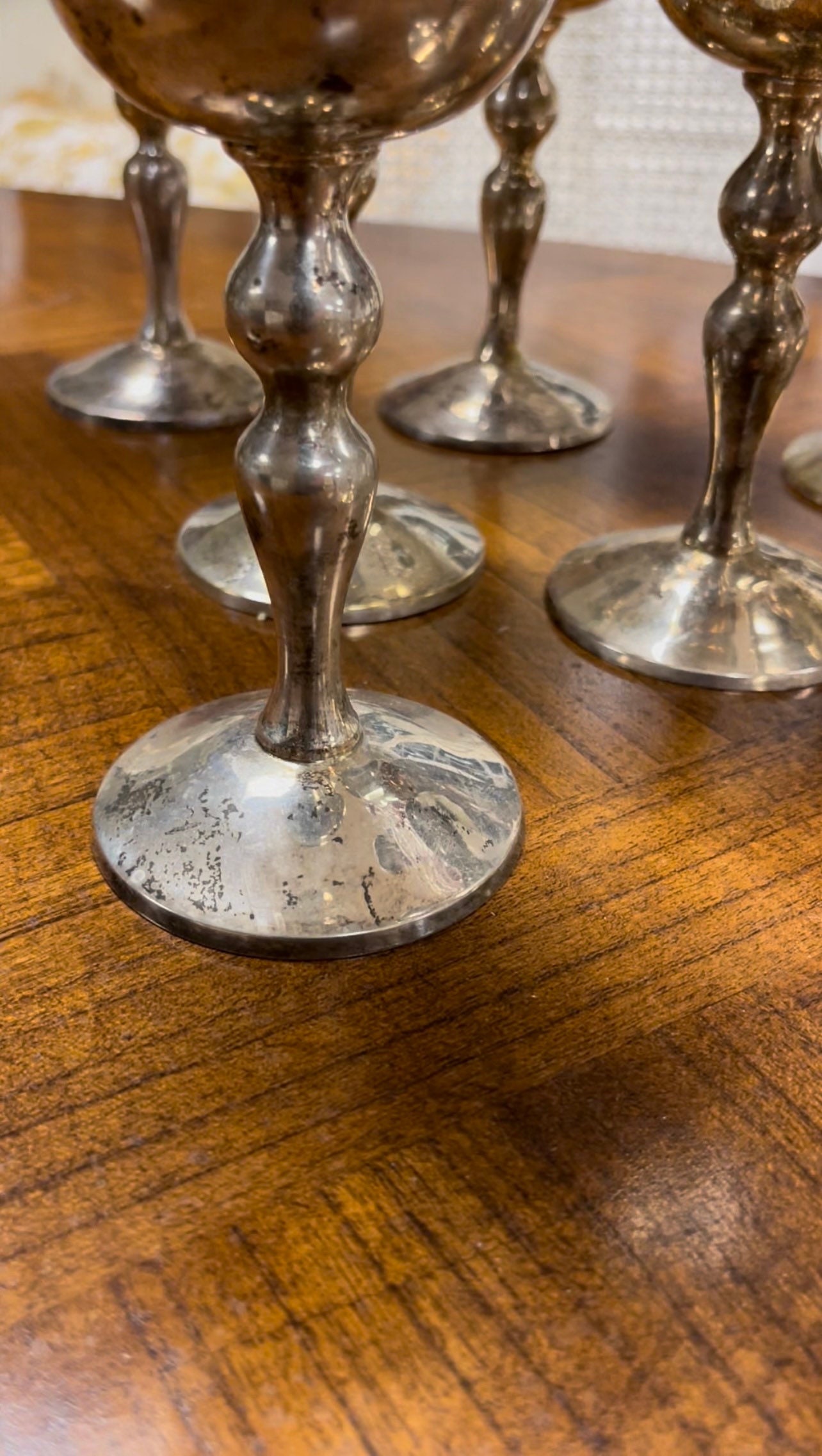 12 Silver Plated Goblets Vintage, Heavy Weight - Etsy UK