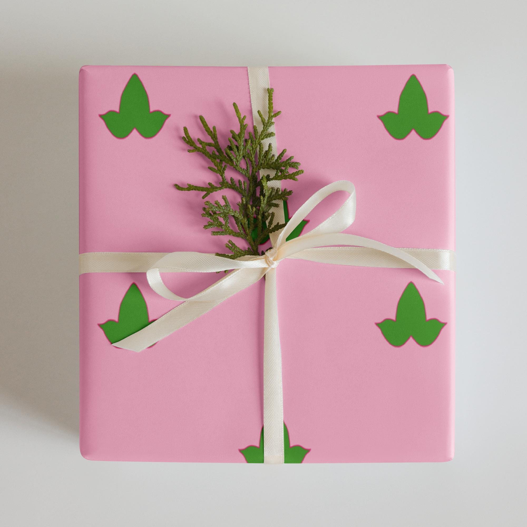 AKA Wrapping Paper Sheets With Elegant Ivy Leaves - Etsy