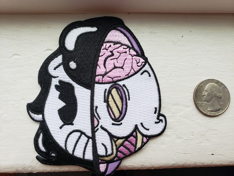 1930s Rubberhose Cartoon Morgana anatomy Dissection Embroidery Iron on Patch Patches and Pins - Etsy