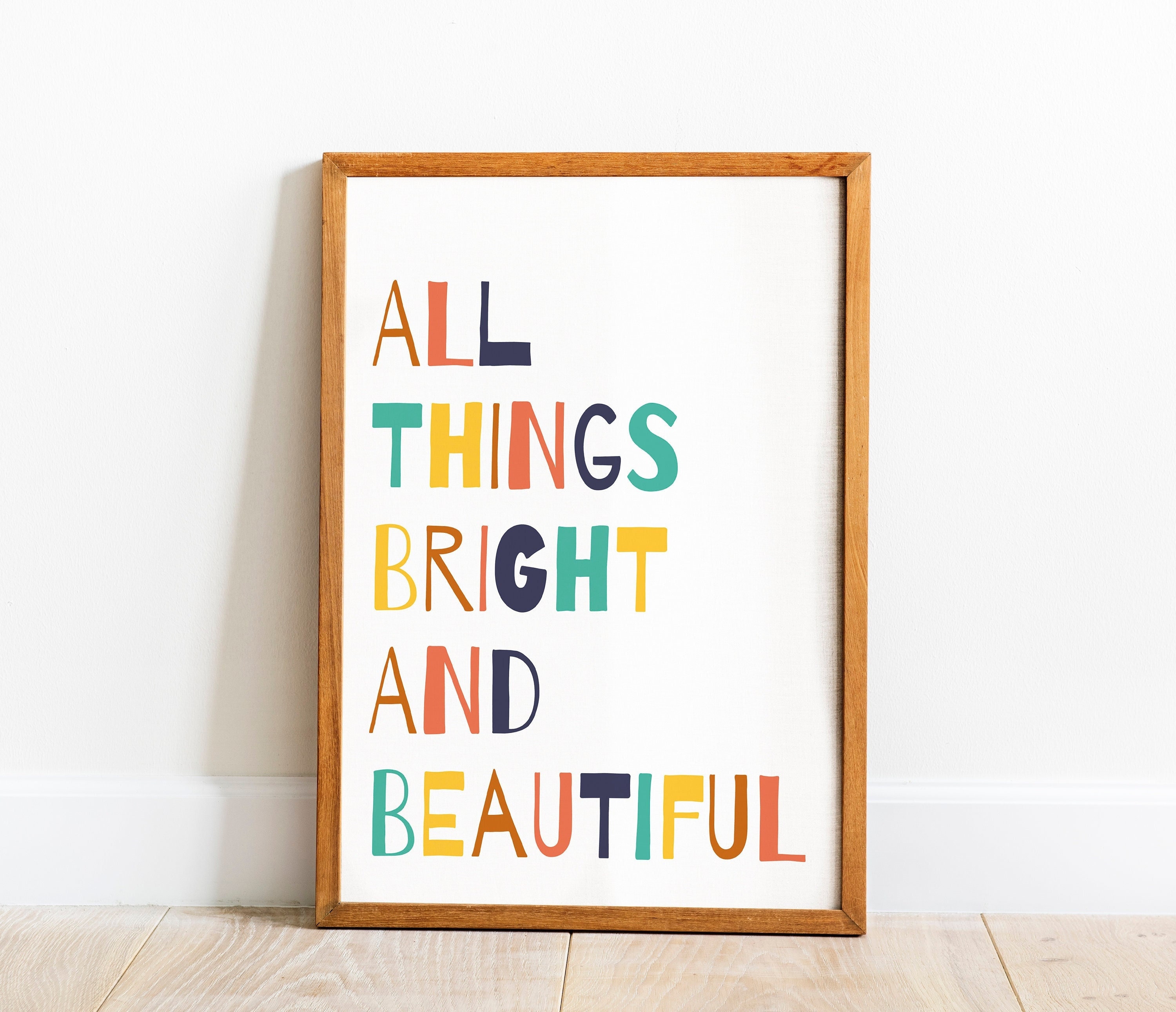 All Things Bright And Beautiful