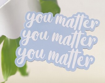 You Are Enough Mirror Cling | Reusable and Removable Static Cling ...