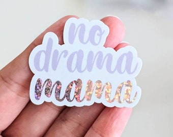 No Hood Like Motherhood Sticker Glitter Weatherproof Vinyl - Etsy