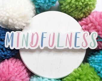 Mindfulness Sticker - Etsy