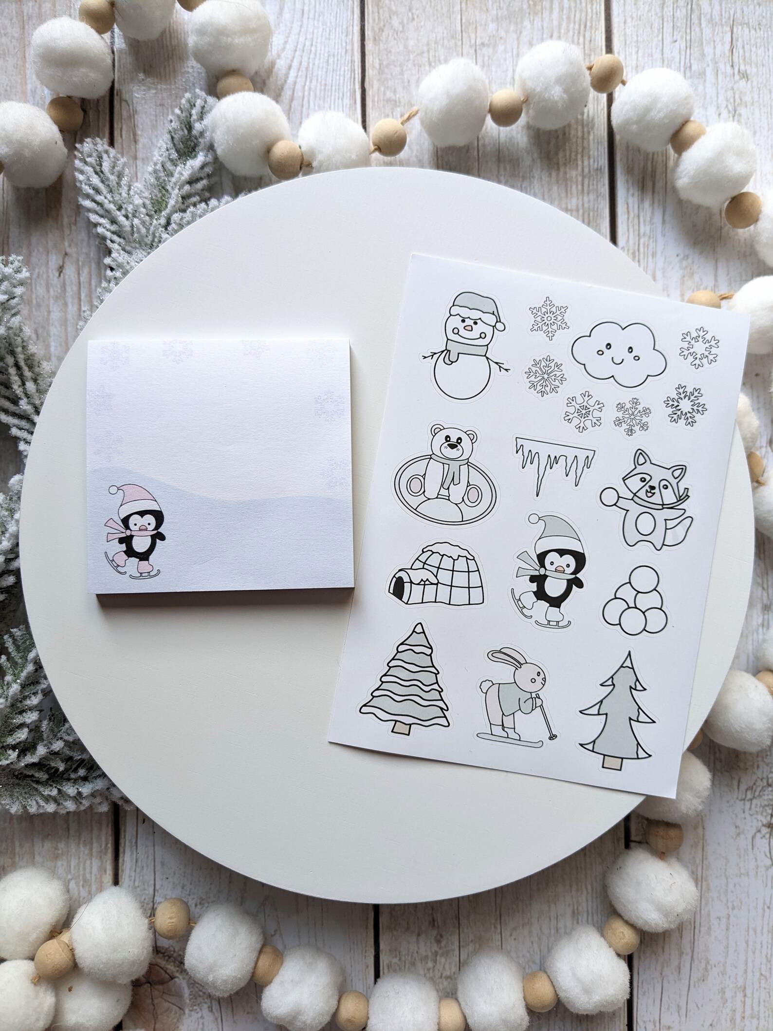 Winter Wonderland Gift Bundle Wonderland 50 Page Sticky - Etsy