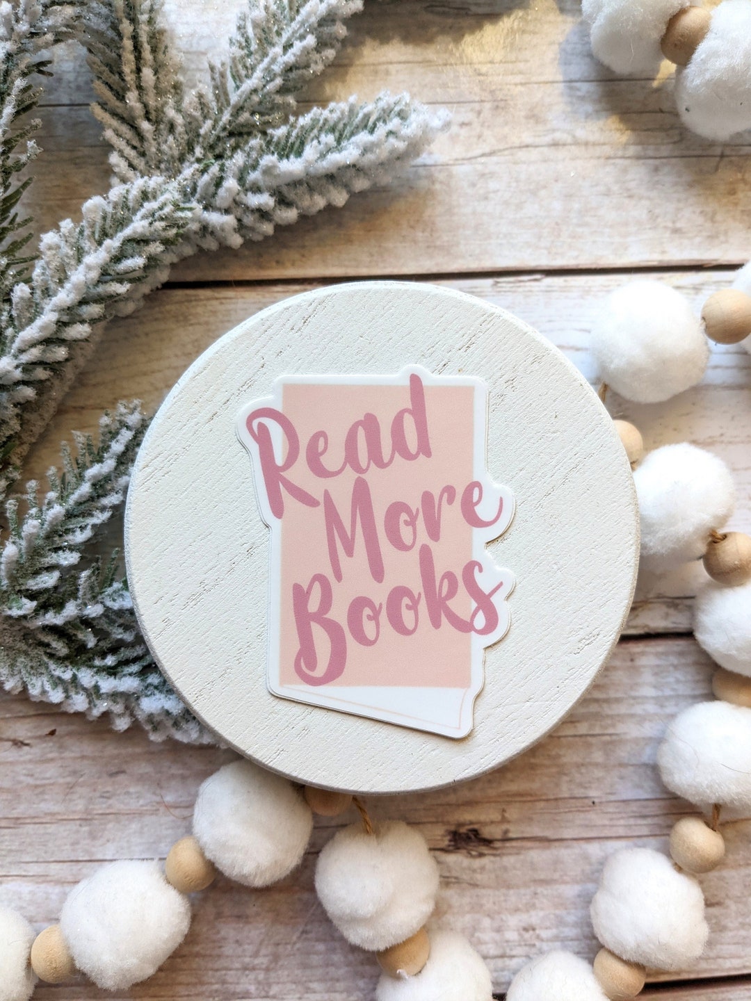 Read More Books Sticker | Die Cut Weatherproof Vinyl Sticker - Etsy