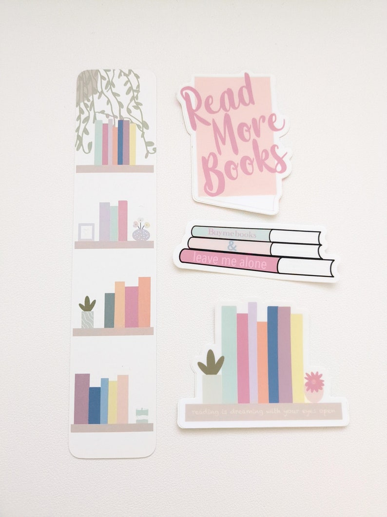 Floating Shelf Bookmark | Rounded Corner High Quality Bookmark - Etsy