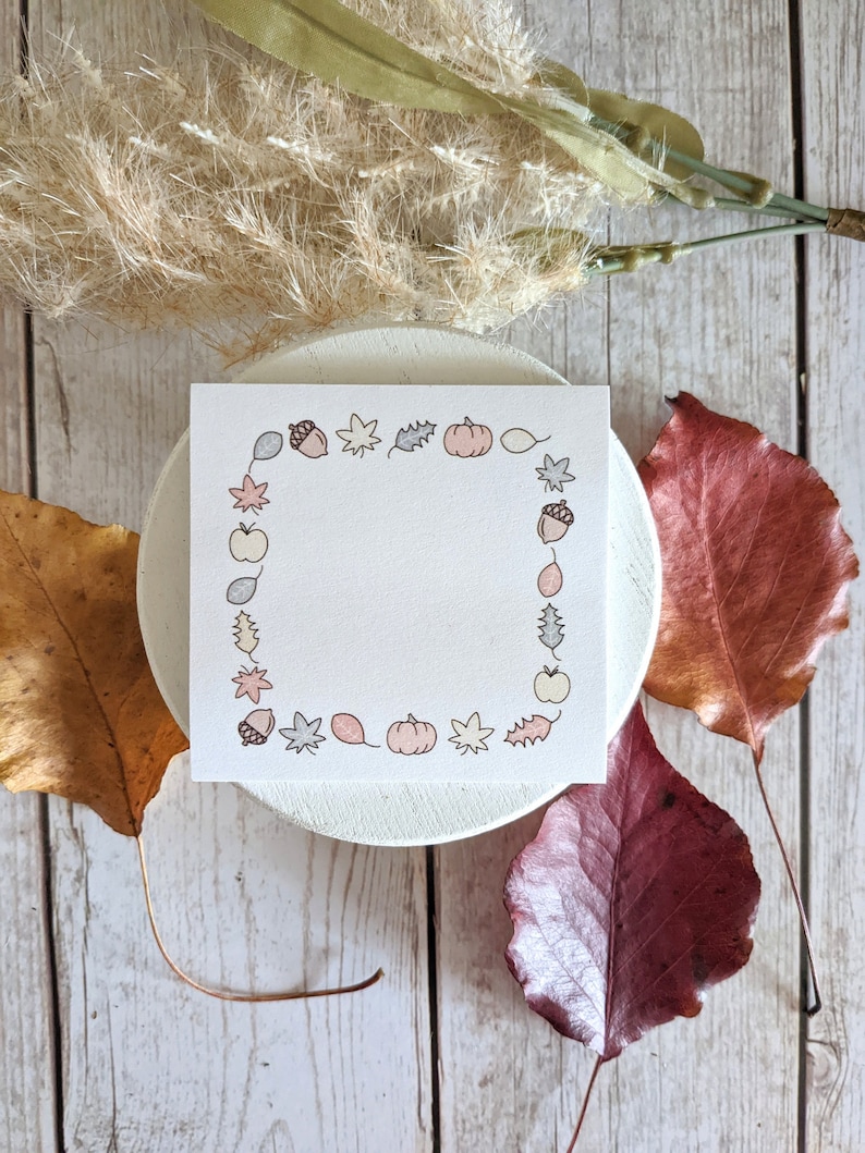 Fall Faves Sticky Notes Post It Brand Sticky Notes Fall - Etsy