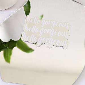 Mirror Decal Bundle | 4 Static Clings Bundle | Removable and Reusable ...