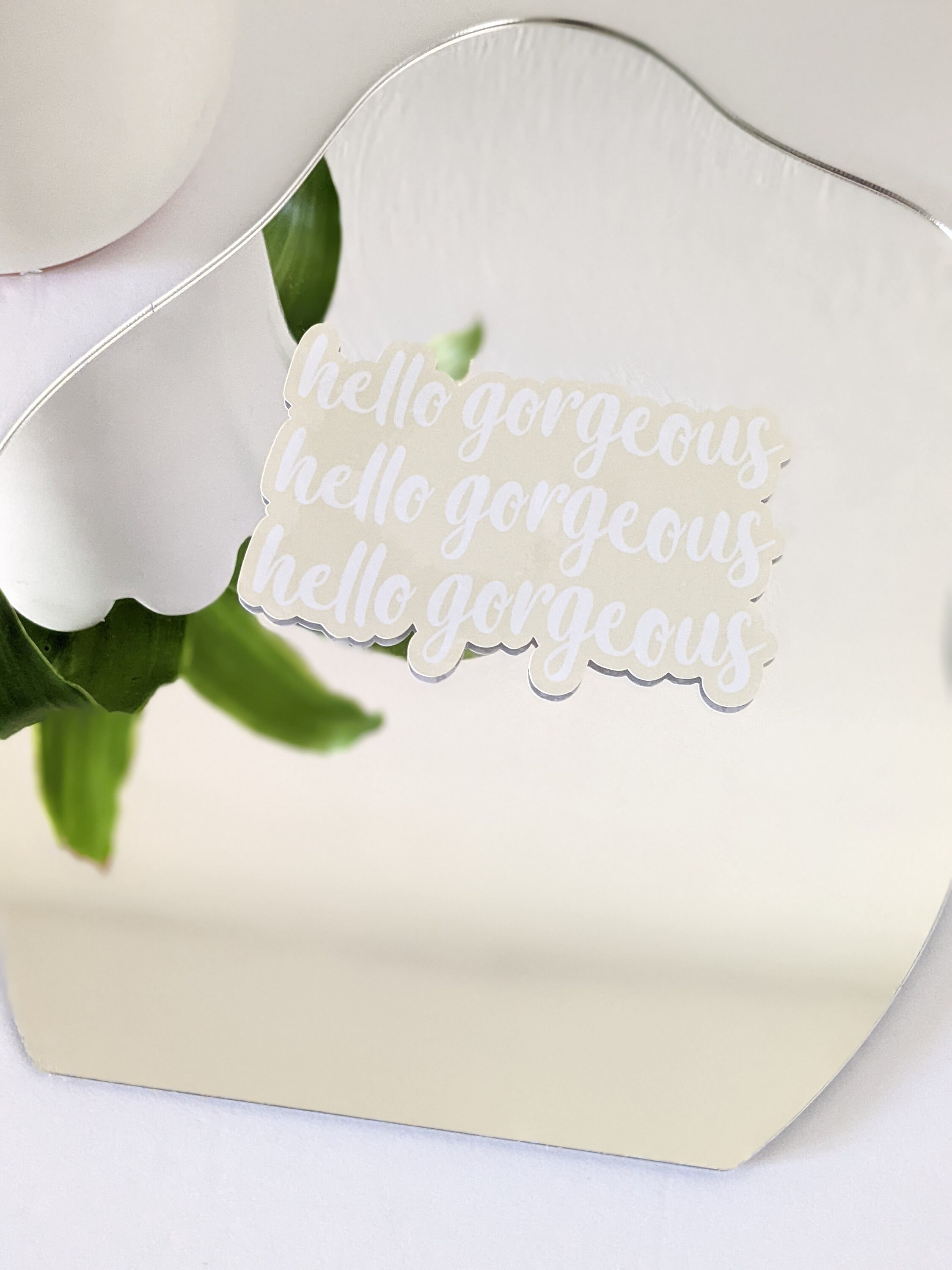 Mirror Decal Bundle 4 Static Clings Bundle Removable and - Etsy