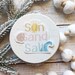 Sun. Sand. Salt. Beach Sticker Die Cut Transparent Vinyl Weatherproof ...