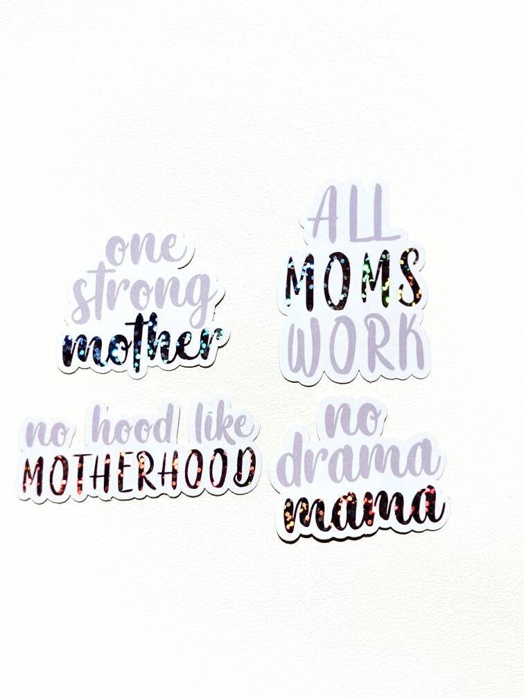 One Strong Mother Sticker Glitter Weatherproof Vinyl Sticker - Etsy