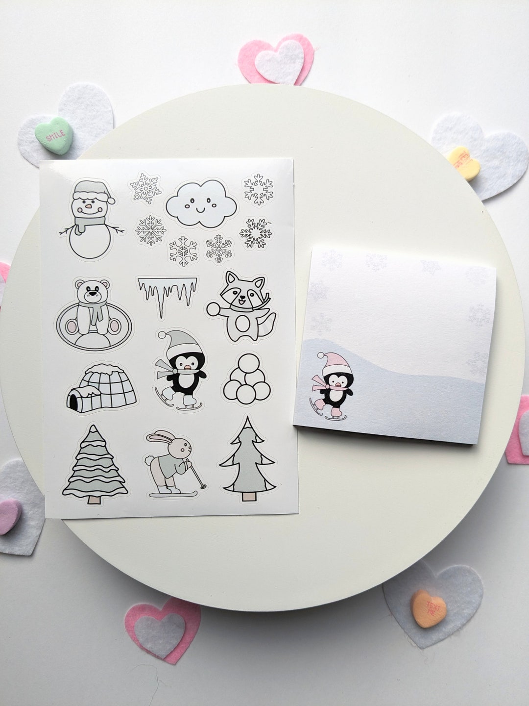 Winter Wonderland Gift Bundle Wonderland 50 Page Sticky - Etsy