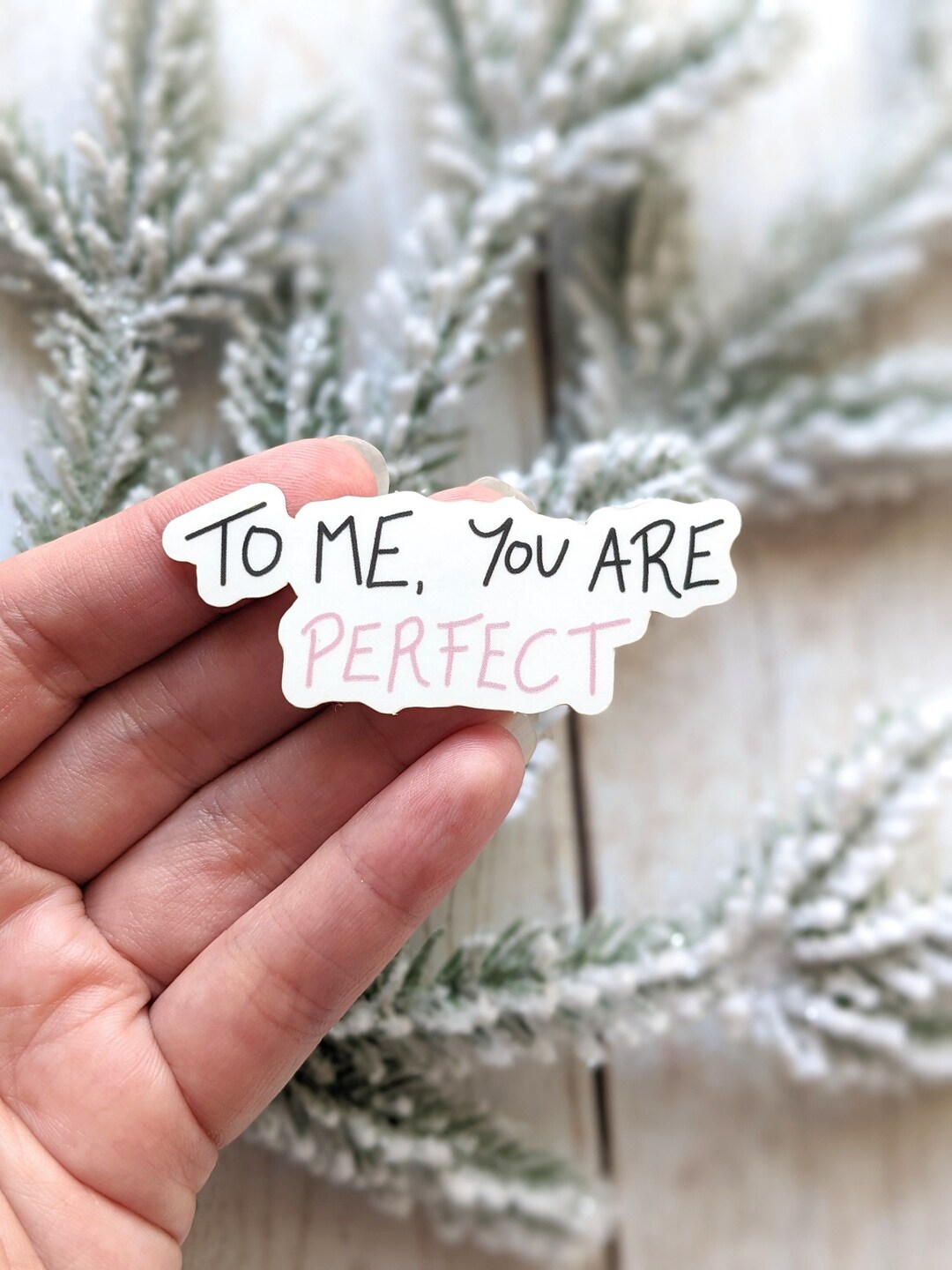 To Me You Are Perfect Sticker Love Actually Quote Transparent ...