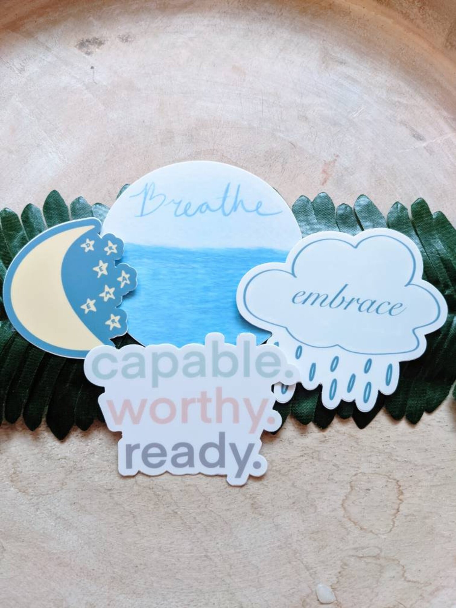 Moon Stars Dreamer Sticker Die Cut Vinyl Weatherproof - Etsy