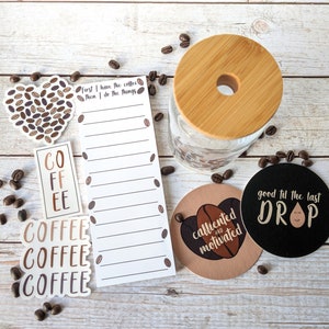 Coffee Connoisseur Can Glass Set | Can Glass, Coffee Notepad, 3 ...