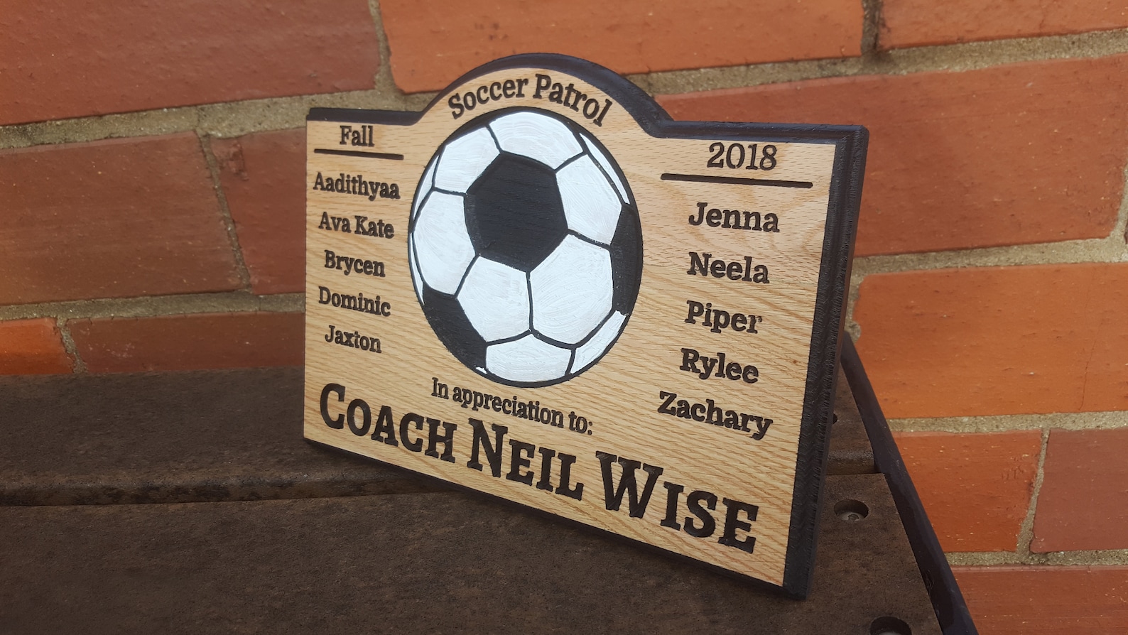 Coach Thank You Gift Plaque Appreciation Sign Engraved Routed - Etsy