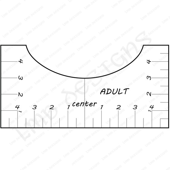 T-SHIRT ALIGNMENT TOOL Svg Tshirt Ruler Tshirt Alignment - Etsy
