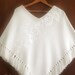 Ivory Bridal Poncho Wedding Poncho Wool Poncho Knitted Poncho - Etsy