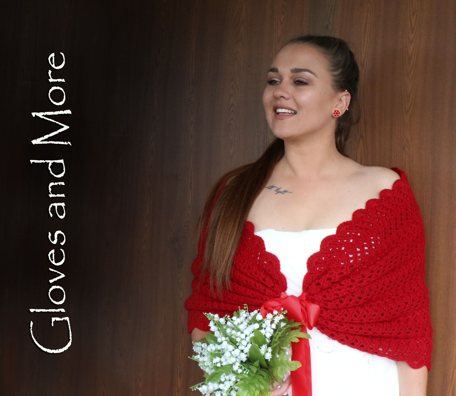 Red Bridal Shawl Wedding Wrap Scarlet Red Bridal Cover up - Etsy