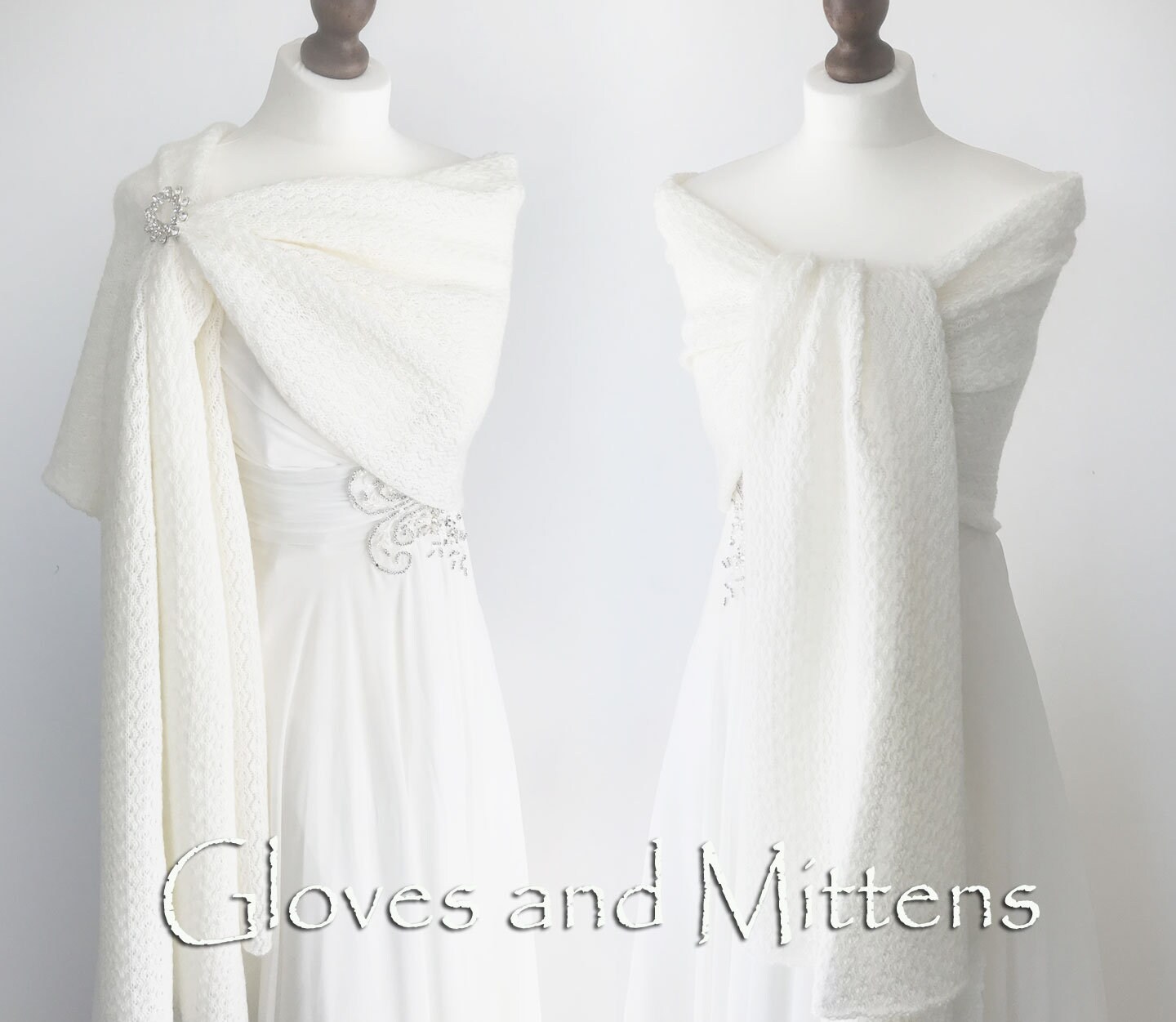 CUSTOM COLOR Ivory Wedding Wrap Bridal Shawl Bridal Cover | Etsy