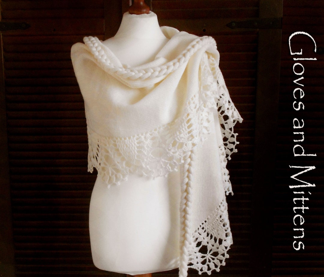 Ivory Wedding Wrap Bridal Shawl Bridal Cover Up Wedding - Etsy