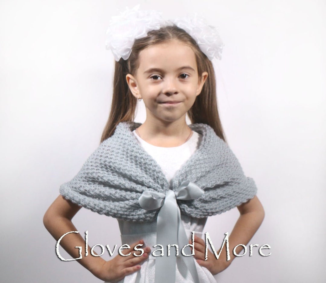First Communion Bolero Shoulder Shawl Girls Wrap Shrug First Communion ...