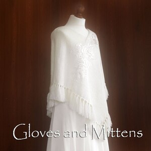 Ivory Bridal Poncho Wedding Poncho Wool Poncho Knitted Poncho - Etsy