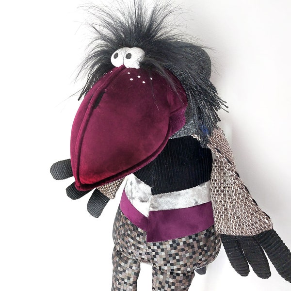 Stuffed Crow - Etsy