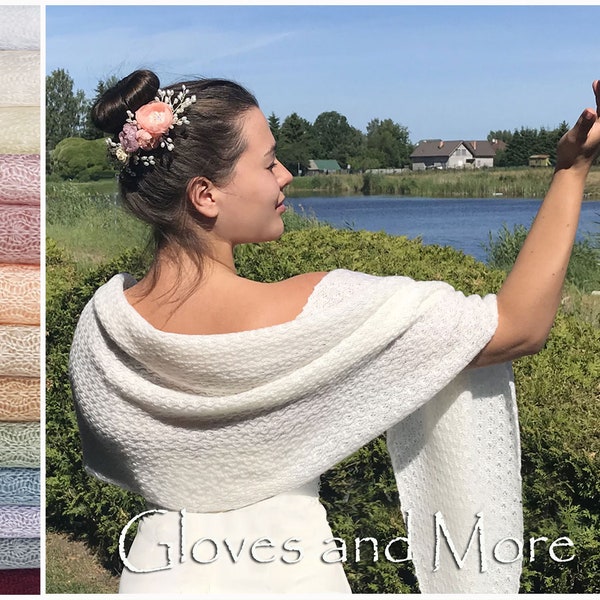 Ivory Wedding Shawl - Etsy