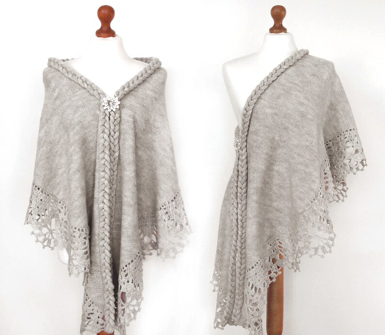 Light Taupe Wedding Wrap Bridal Shawl Cover Up Wedding - Etsy