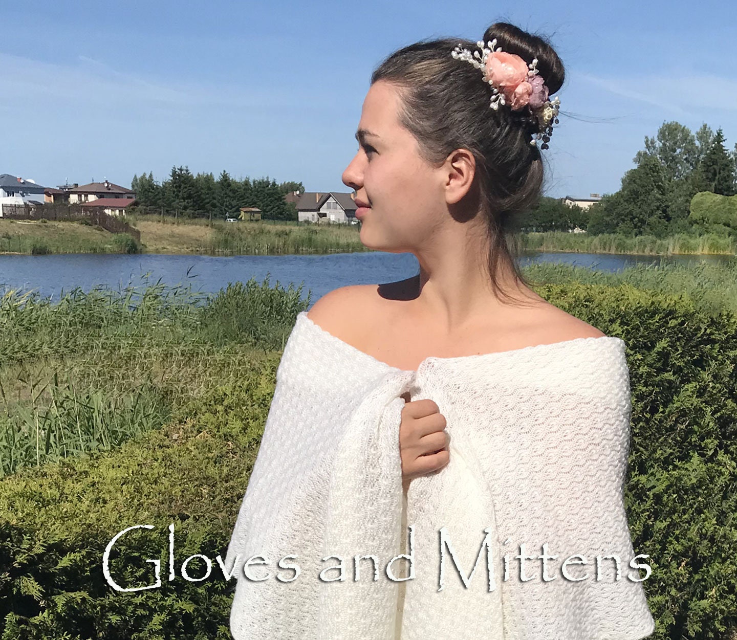 CUSTOM COLOR Ivory Wedding Wrap Bridal Shawl Bridal Cover | Etsy