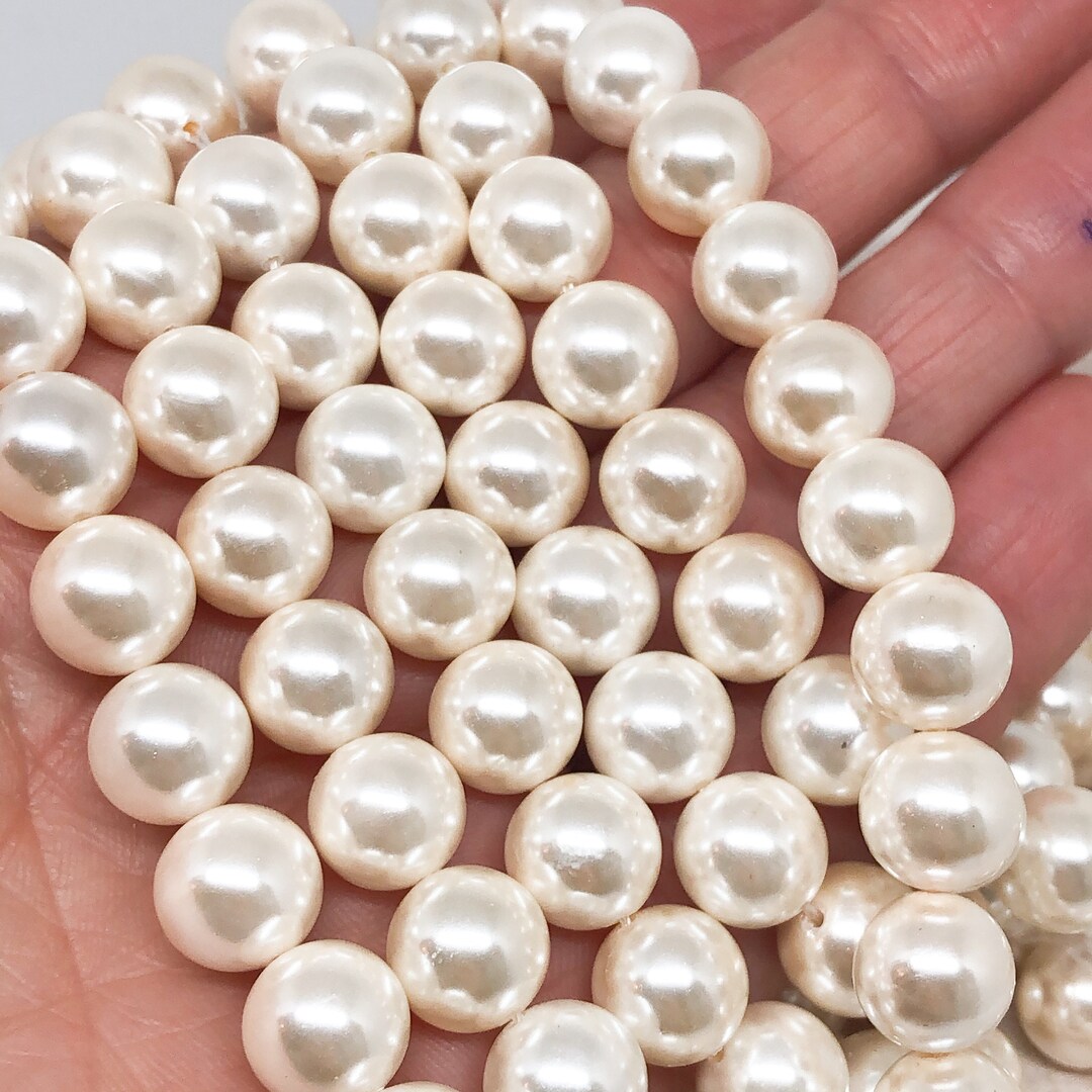 1 Strand of Shell Core Beads 4 Mm 6 Mm 8 Mm 10 Mm Shell - Etsy