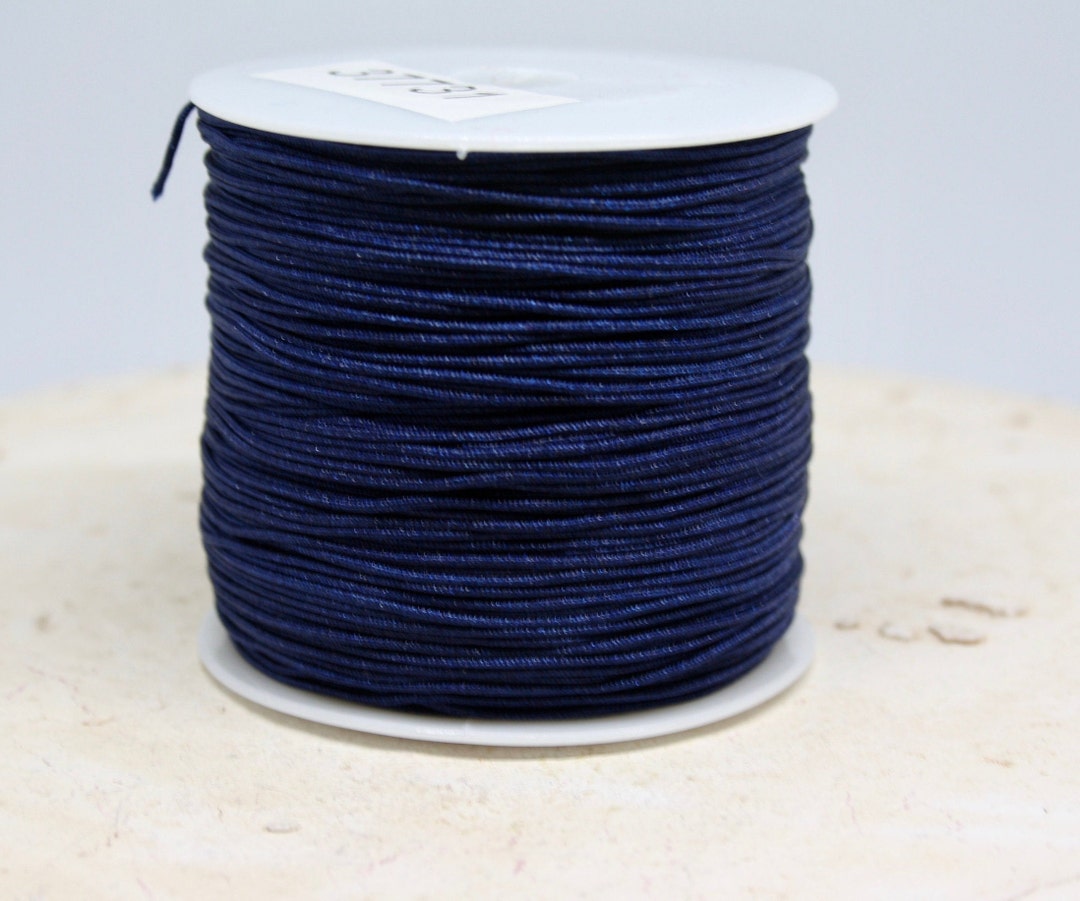 10 M Macramé Ribbon Navy Blue, Macramé Cord Dark Blue, Decorative ...