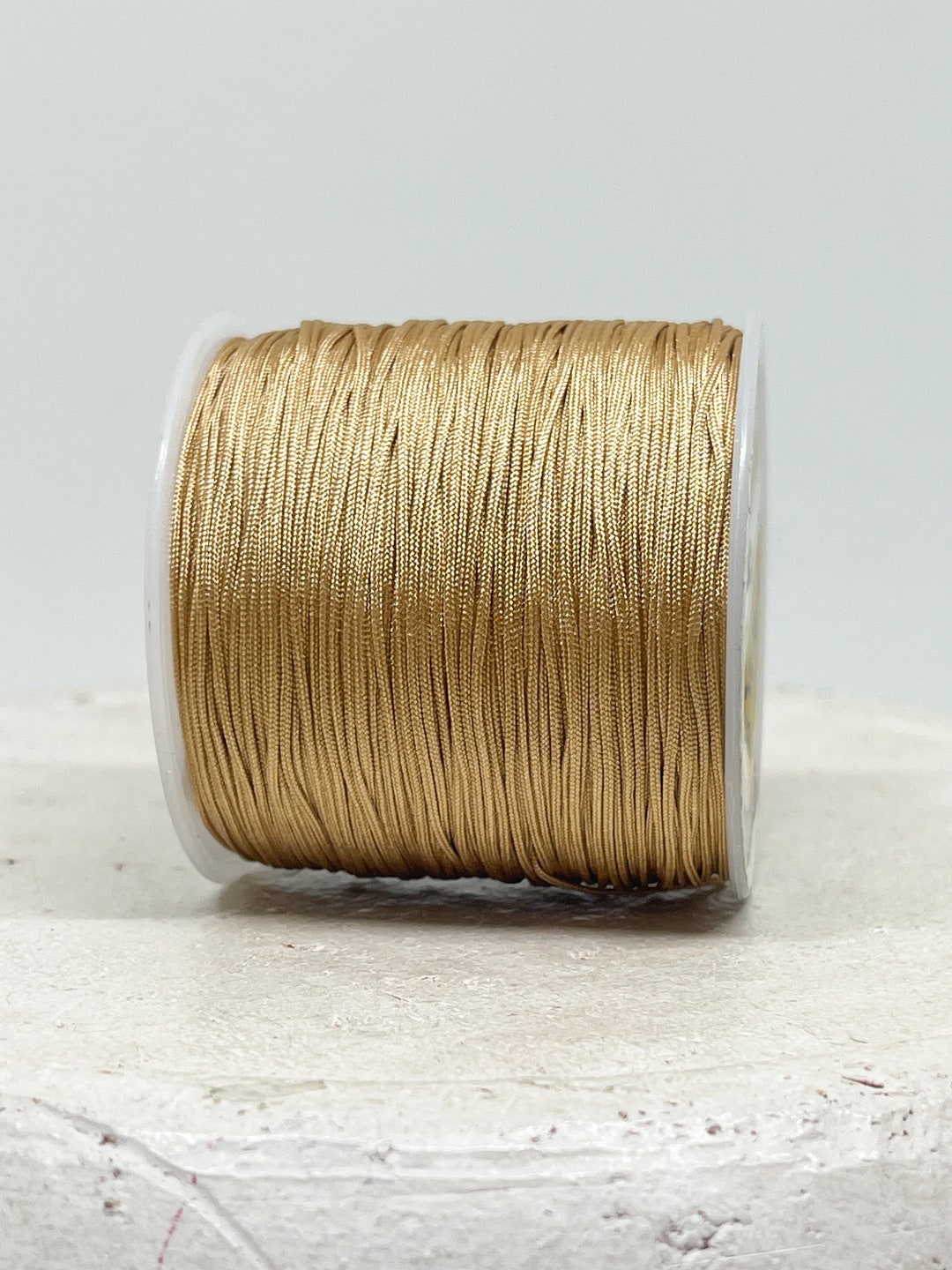 10 M Macrame Ribbon, Caramel Brown, 0.20 Euro/meter, Decorative Ribbon ...