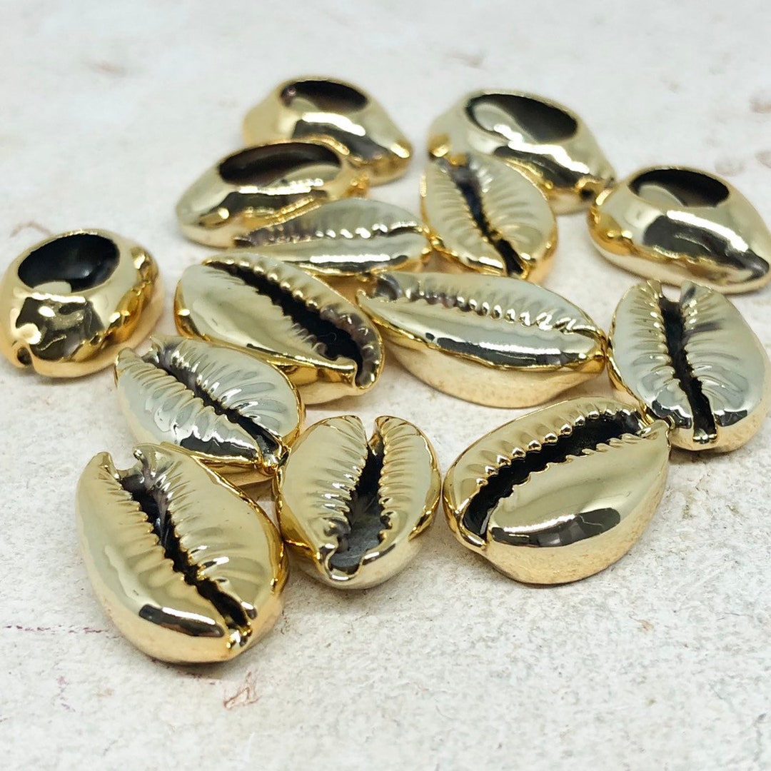 3 St. Cauri Muschel, Verbinder Muschel, Muschelschmuck - Etsy.de