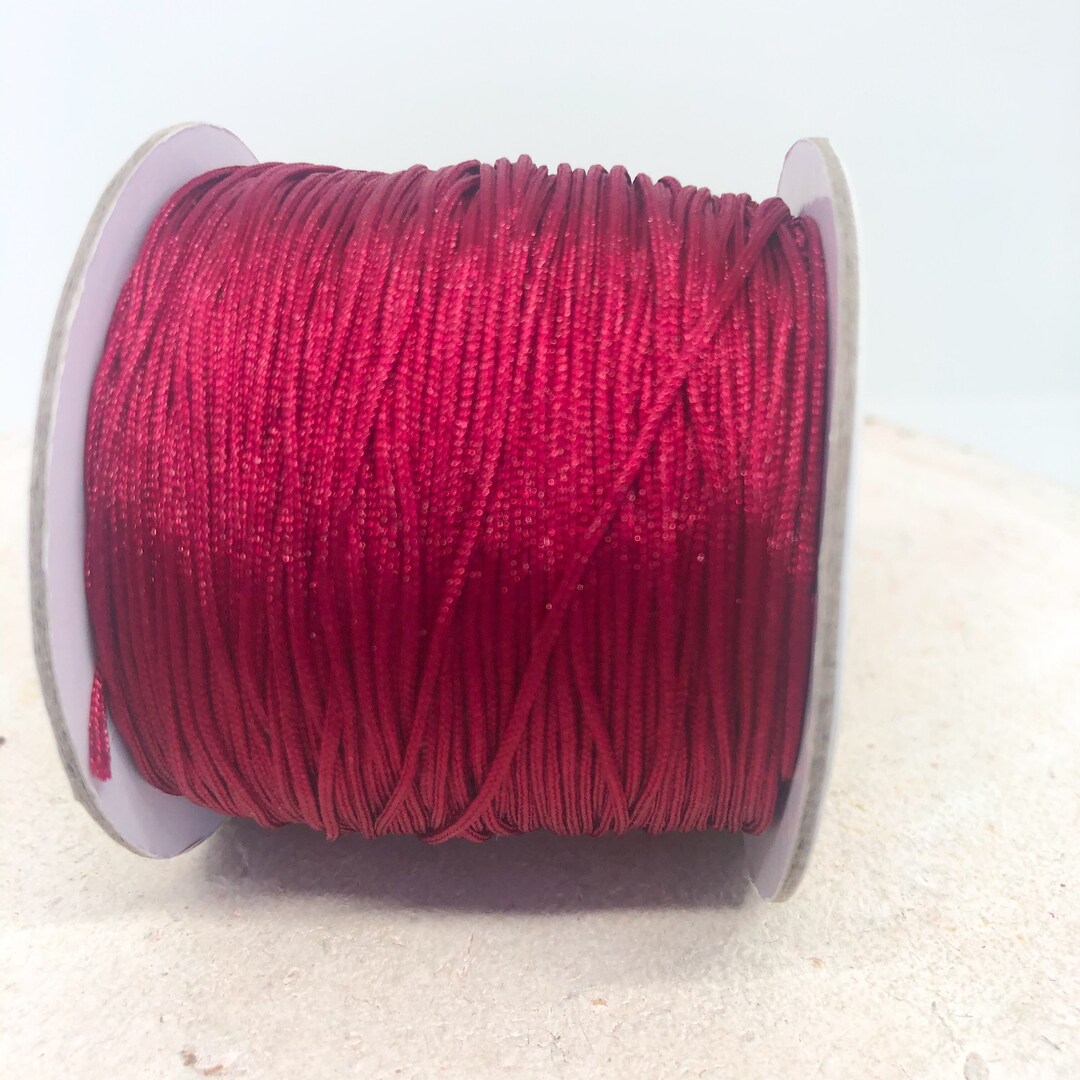 10 M Macramé Ribbon, Color Ruby Red, Decorative Ribbon Red, 0.20 Euro ...
