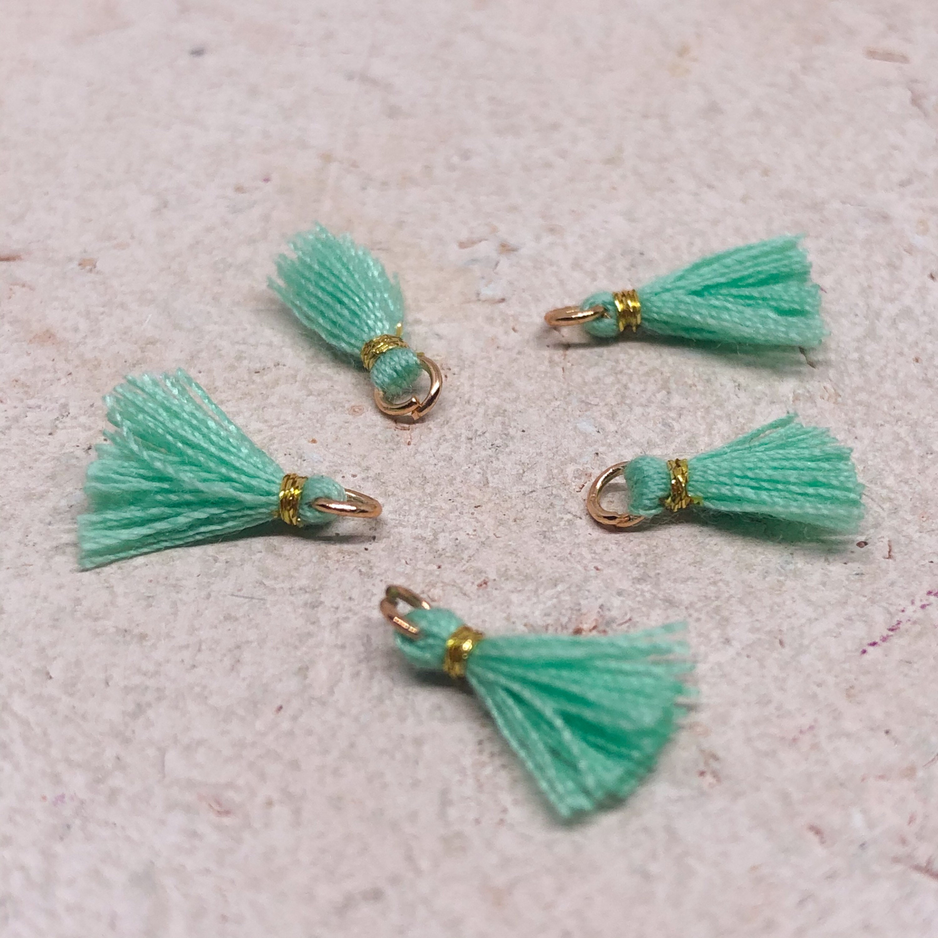 5 St. Quaste Kleine Quasten 1cm Quasten verschiedene - Etsy.de