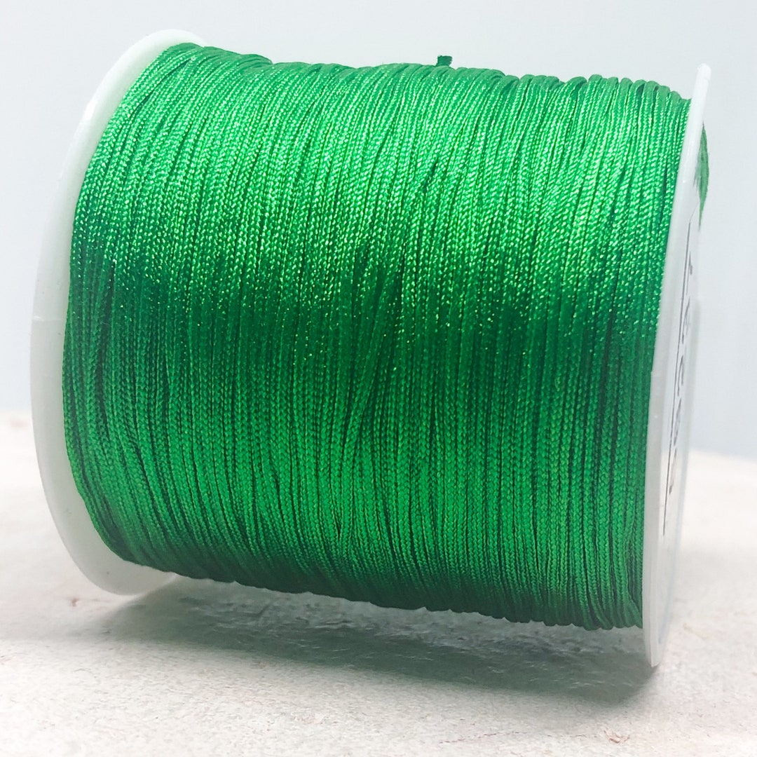 10 M Macramé Ribbon Grass Green, Macramé Cord 0.8 Mm, Decorative Ribbon ...