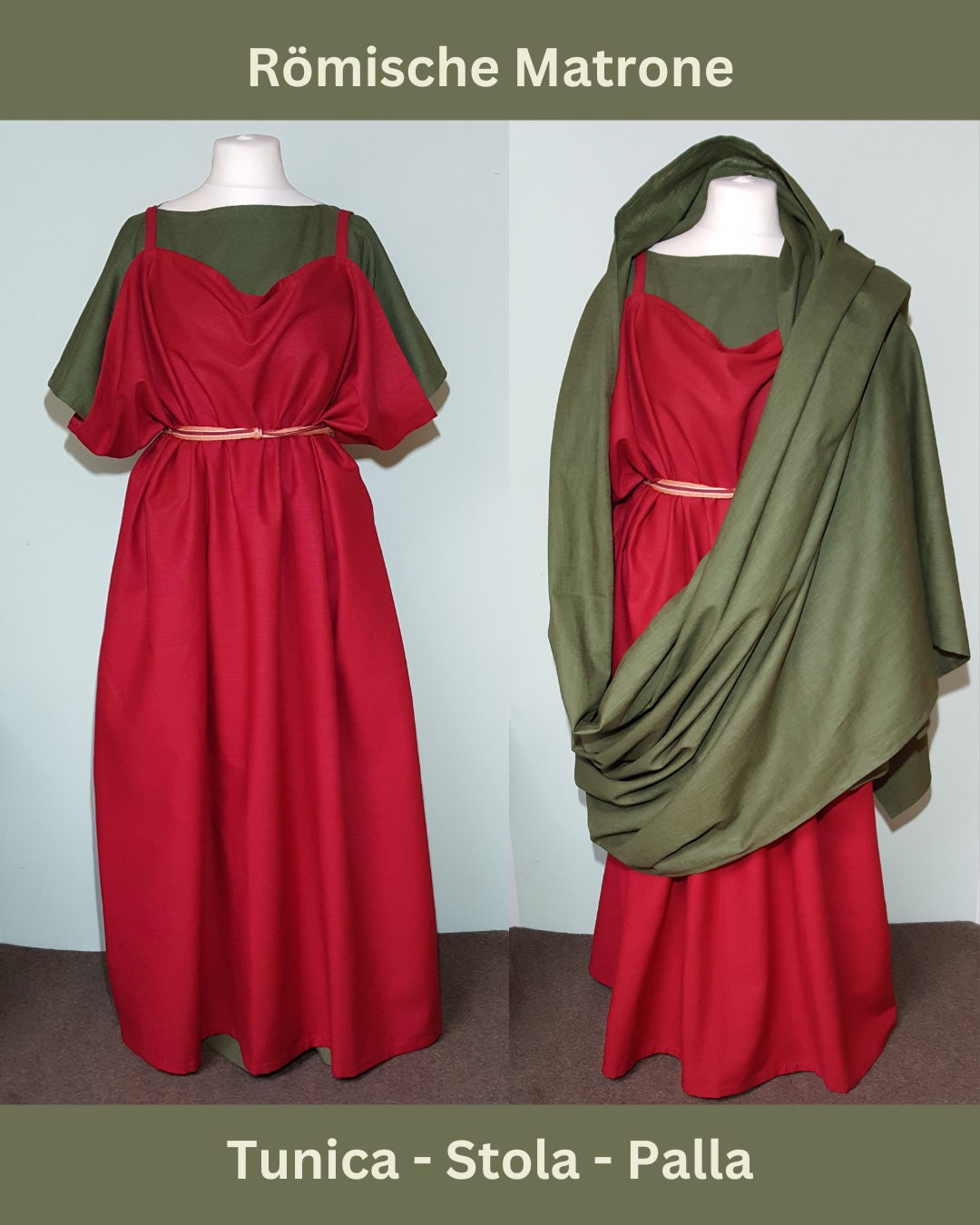 Custom-made Palla Roman Linen, Hand-sewn or Machine-sewn color as ...