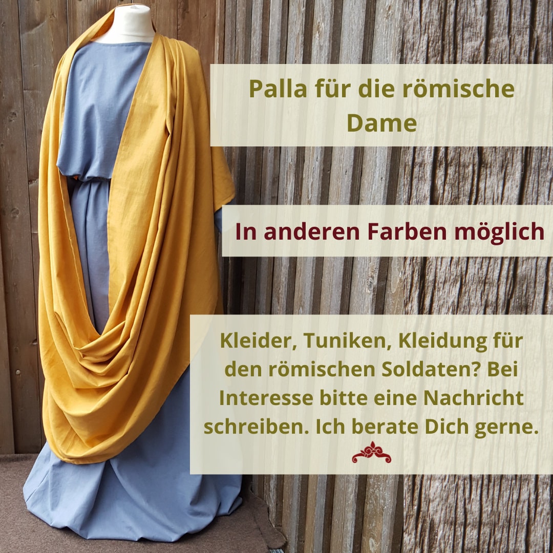 Custom-made Palla Roman Linen, Hand-sewn or Machine-sewn color as ...