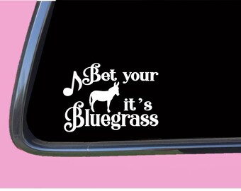 Bluegrass decal | Etsy