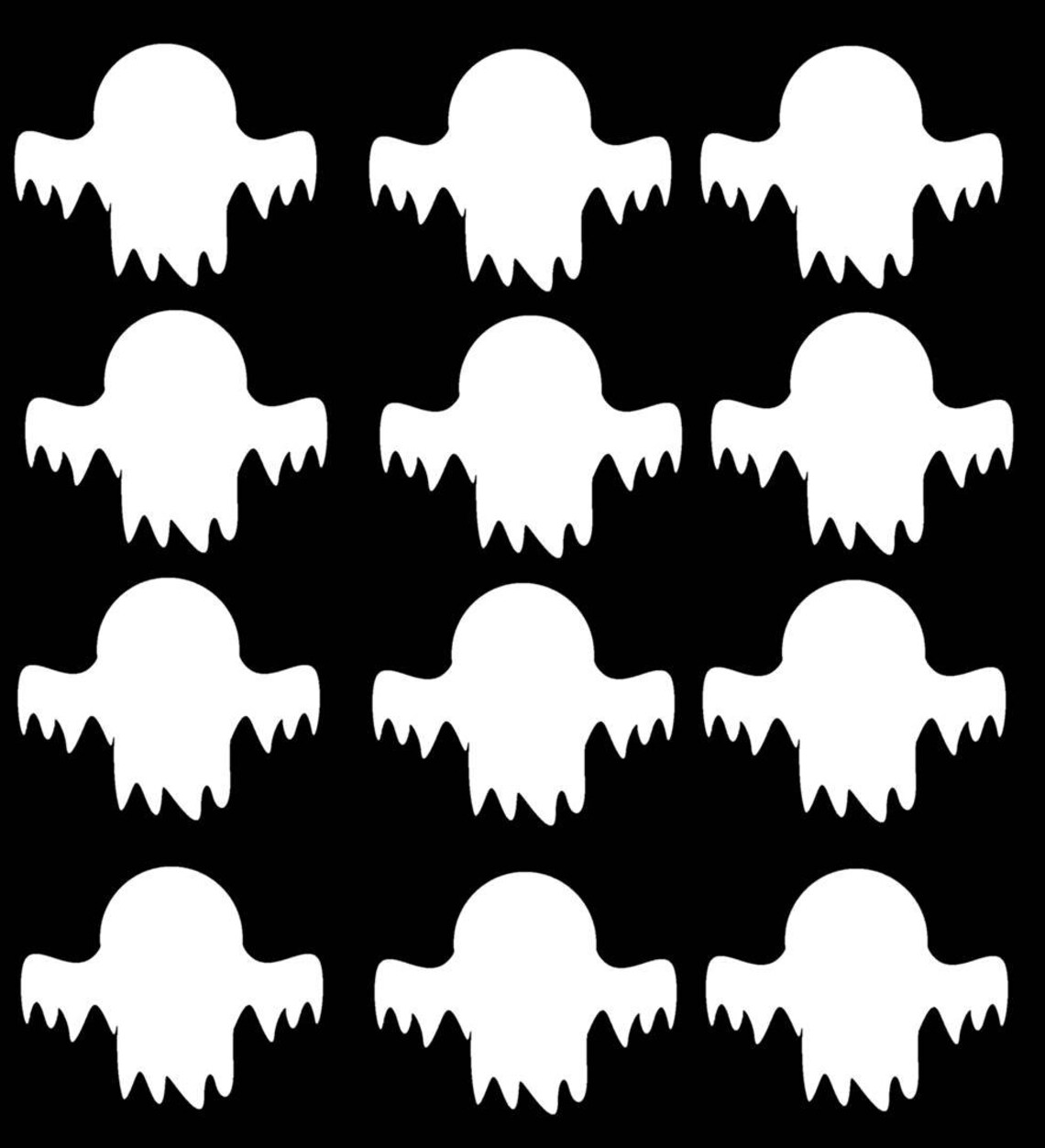 12 Ghost Decals TP 801 2 Sticker Halloween Decorations - Etsy