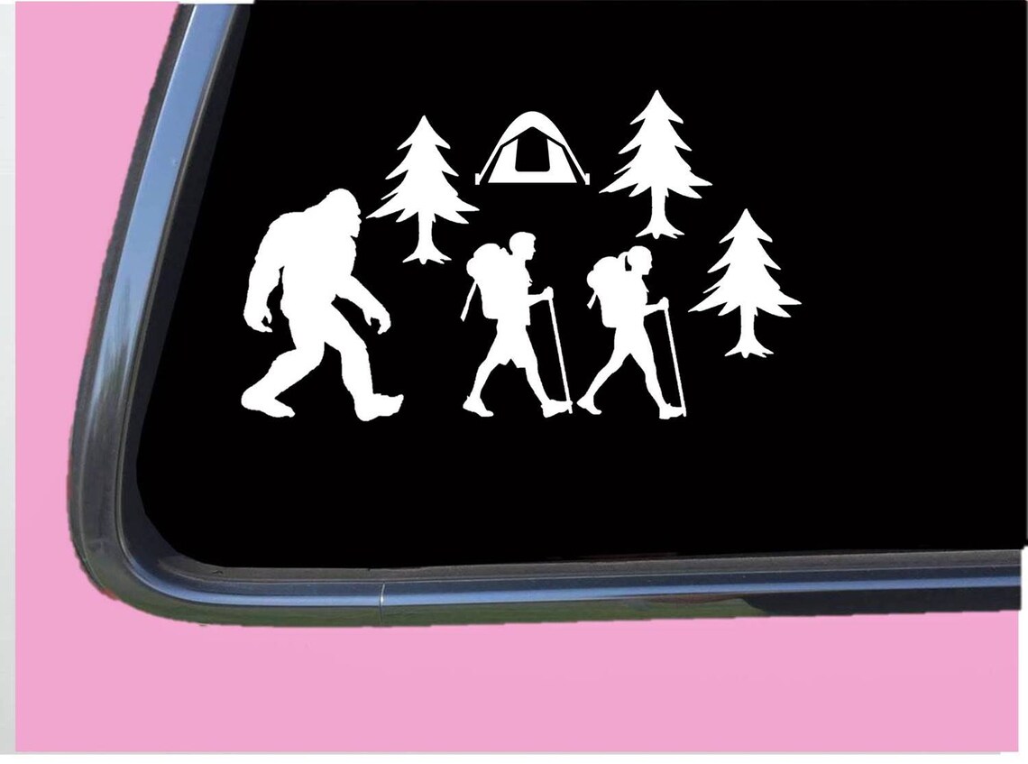 Bigfoot Hiking TP 760 Decal Sticker Sasquatch Squatch Hiker - Etsy