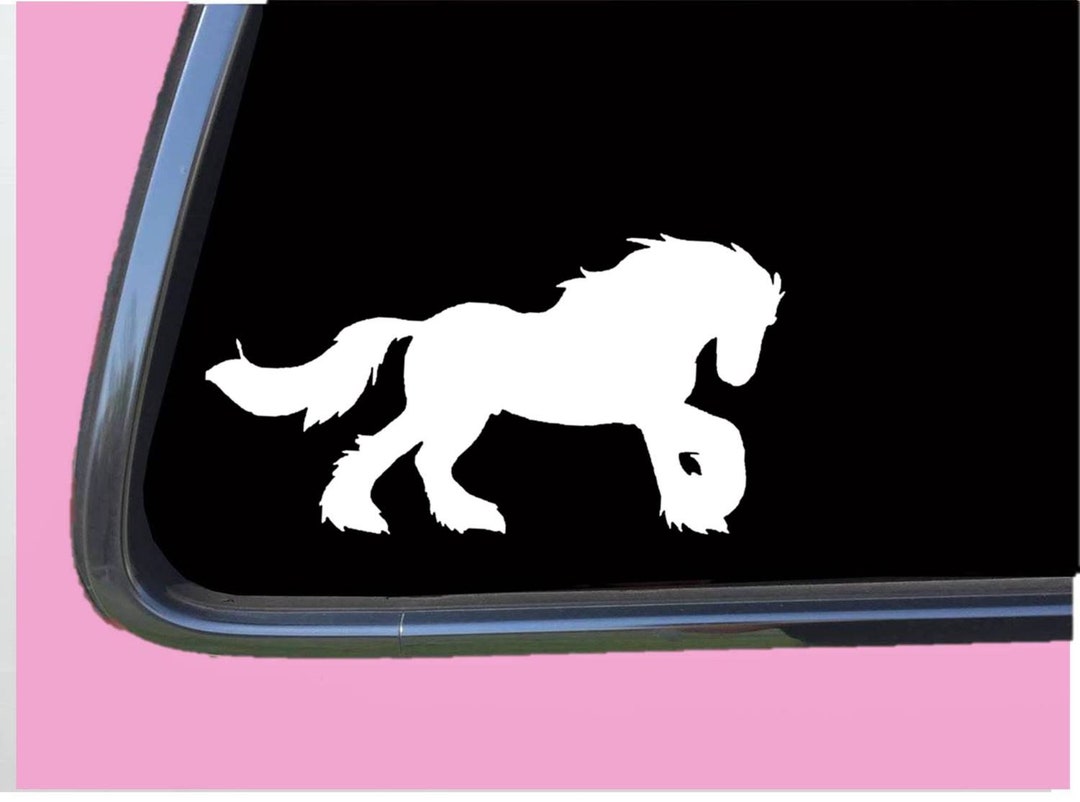 Gypsy Vanner Horse Sticker TP 1300 Vinyl Decal - Etsy