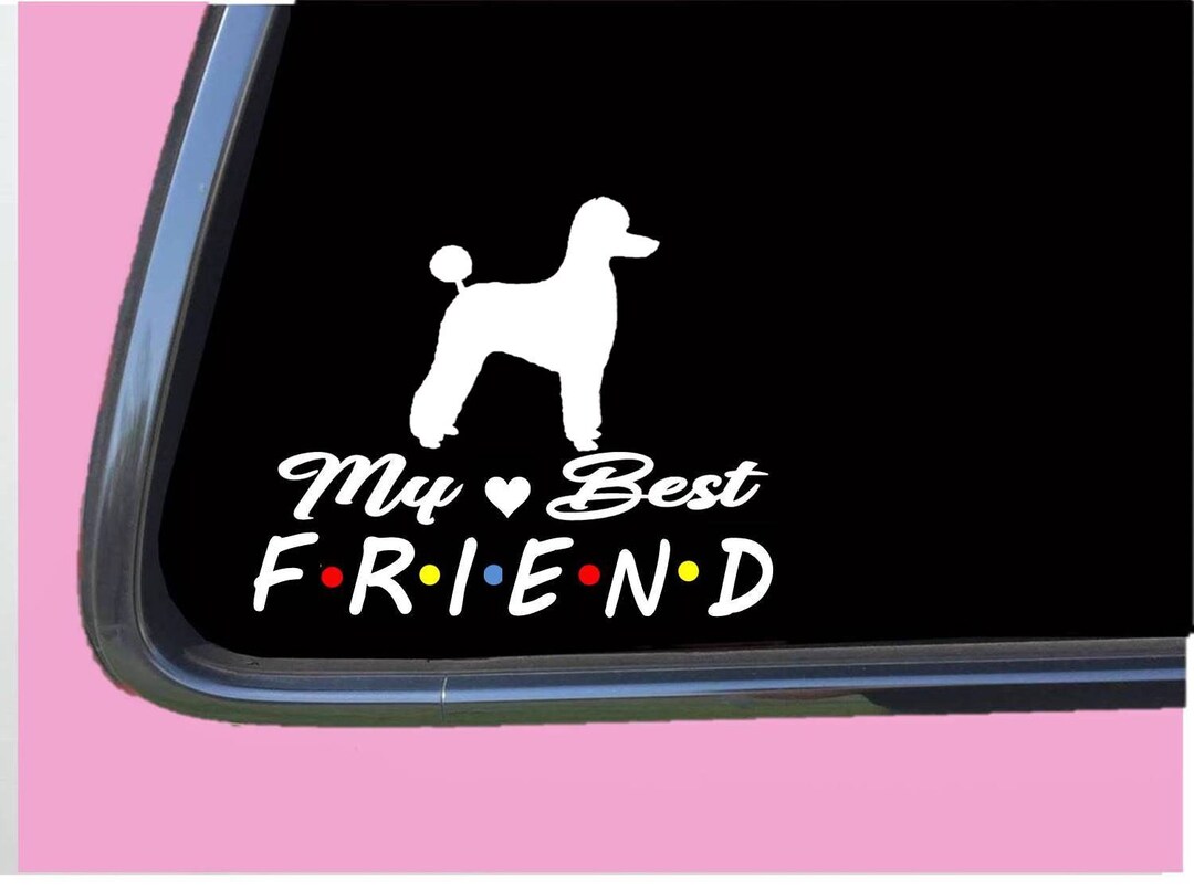 Poodle Sticker TP 810 Best Friend Decal Dog - Etsy