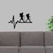 Hiking Family Lifeline Sticker Wall Decal TP 1179 Vinyl Decor Pnw Hiker ...