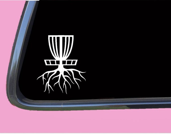 Disc Golf Decal Frisbee PICK SIZE COLOR Vinyl Sticker Net Chain Basket ...