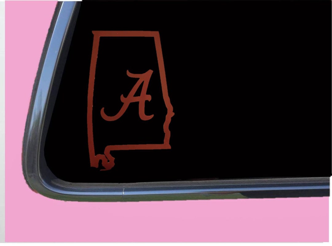 Alabama Crimson Sticker TP 1263 Decal State Football Tide Roll - Etsy
