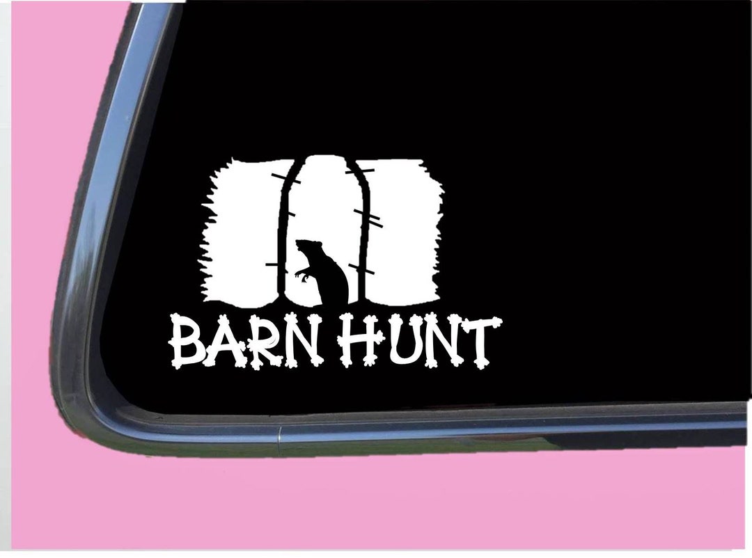 Barn Hunt TP 531 Vinyl Decal Sticker Rat Tubes Book Tshirt Apparel Hide ...