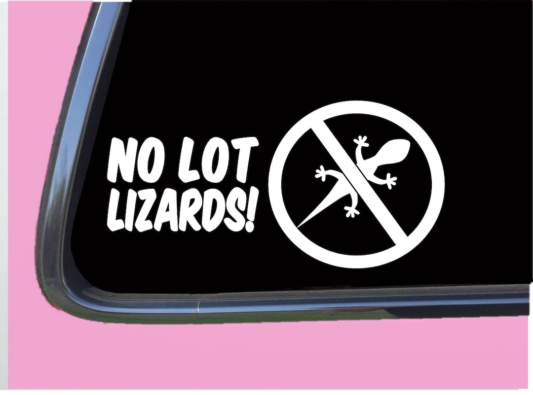No Lot Lizards TP 564 Vinyl Decal Sticker Truck Driver Diesel Fwd ...